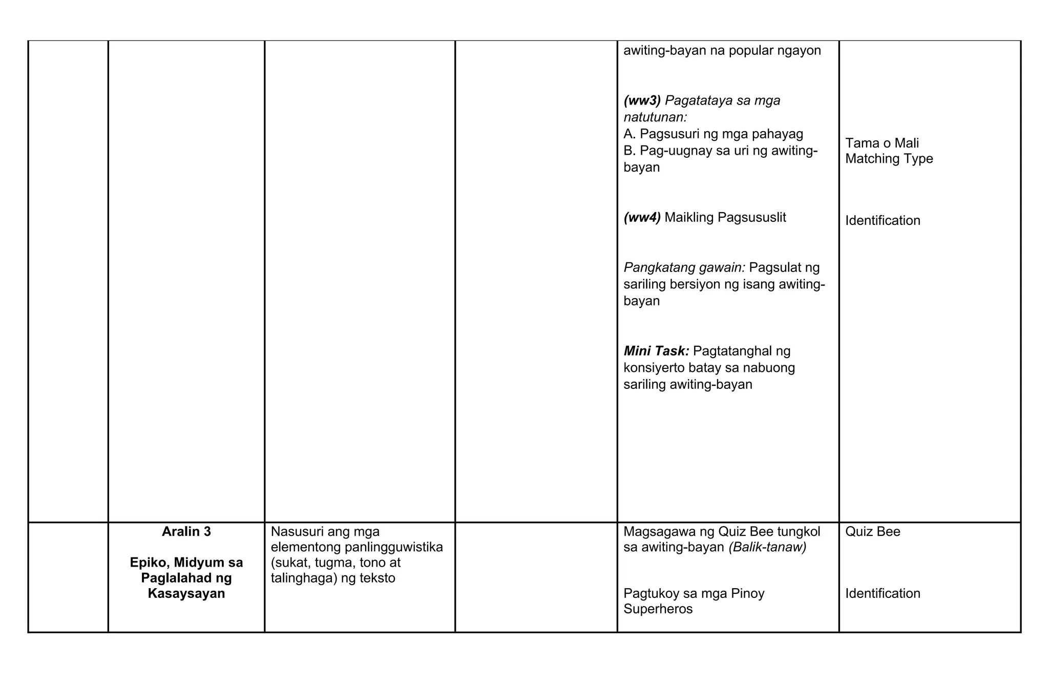 CMAP - FILIPINO 7 (1ST QUARTER).docx FIL | DOCX