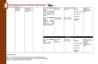 Diary Curriculum Map - MUSIC Quarter 1.docx