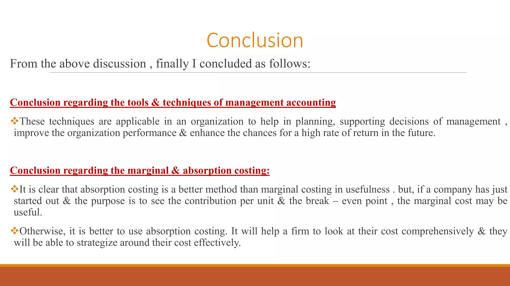 A Presentation on cost and management accounting | PPTX