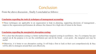 A Presentation on cost and management accounting | PPTX
