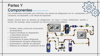 CÁMARAS DE REFRIGERACIÓN Y VENTILADORES .pptx