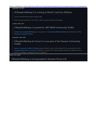 C# Markup 2: The Flutter developer experience for WinUI 3, Uno Platform and WPF | PDF | Web ...