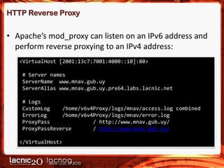 Enabling IPv6 Services Transparently | PPT