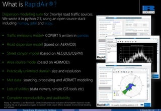 RapidAIR- a new urban dispersion modelling platform for air quality ...
