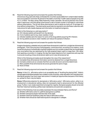 CMAT Sample Paper 1 - MBA Classes | PDF