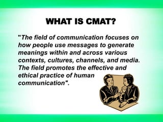 Cmat%20 major%20ppt[1] | PPTX | Career Planning | Careers