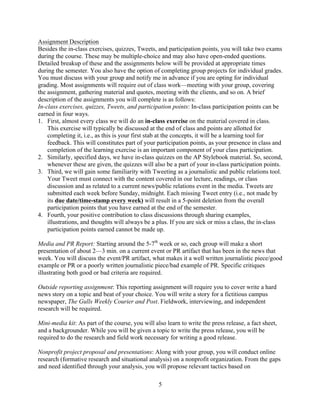 Introduction to Journalism and Public Relations | PDF