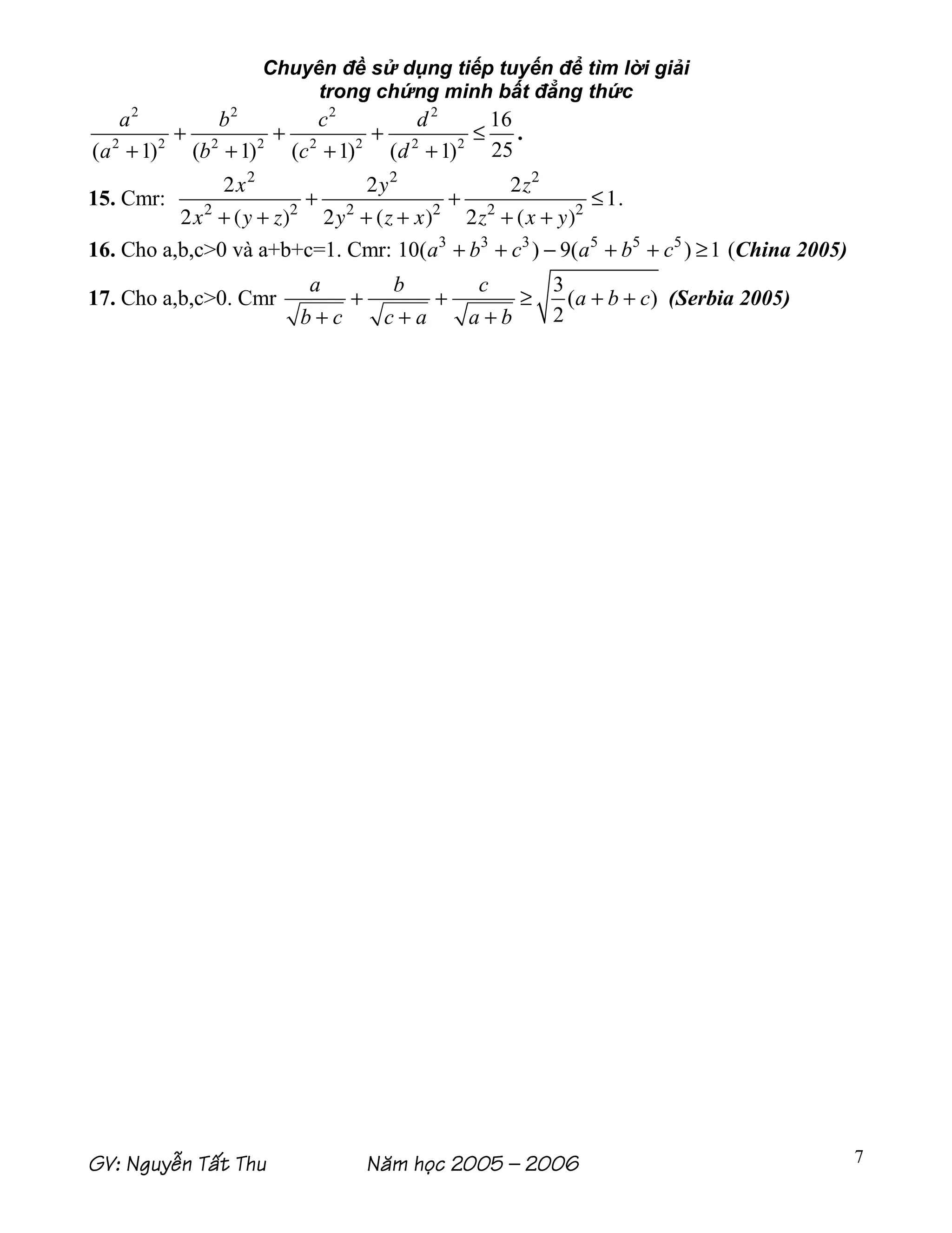 Cm bat dang thuc bang pp tiep tuyen | PDF