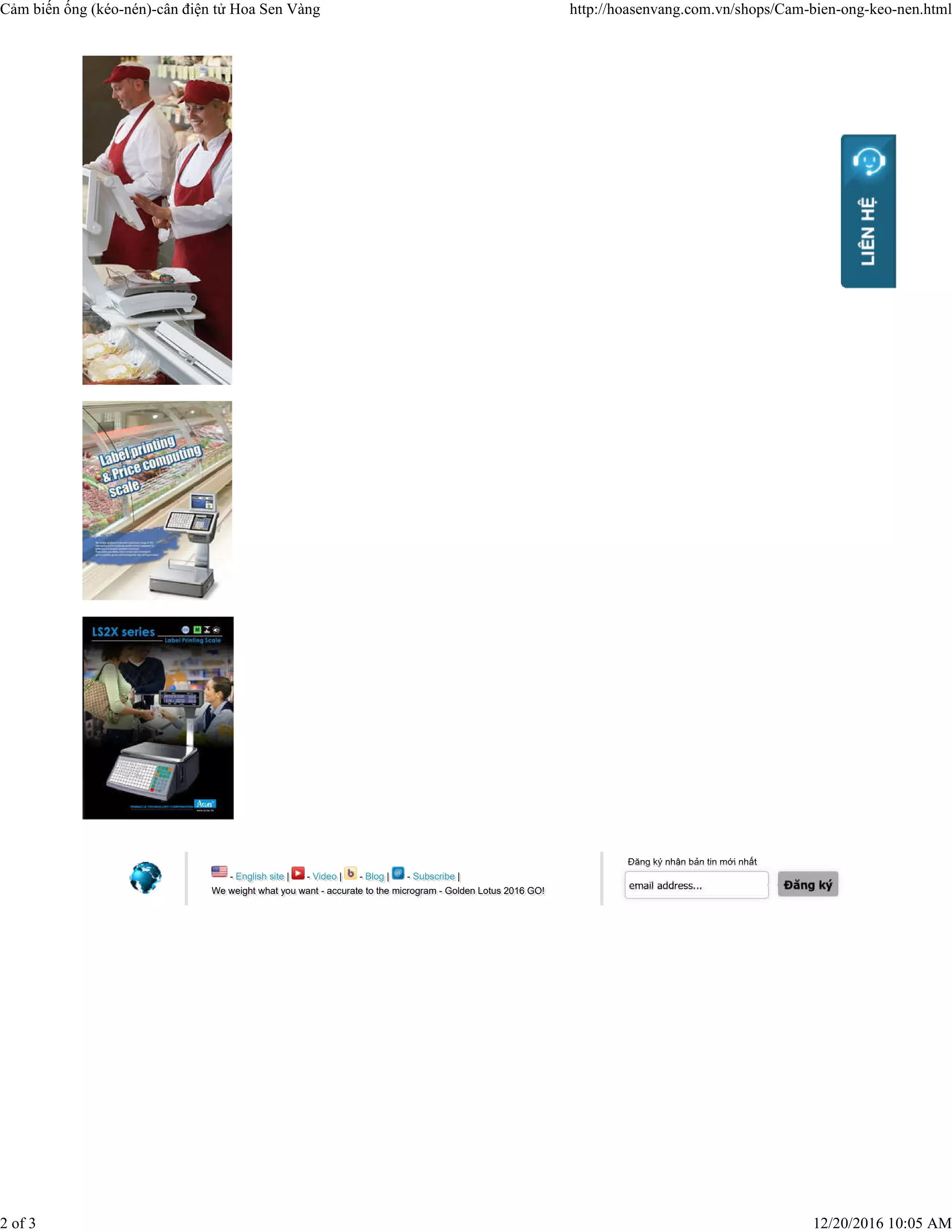 Cảm biến ống (kéo nén)-cân điện tử hoa sen vàng | PDF