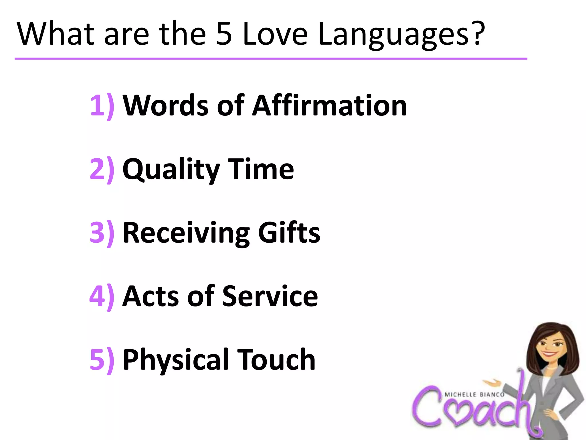 Cmb love languages | PPT