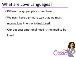Cmb love languages | PPT