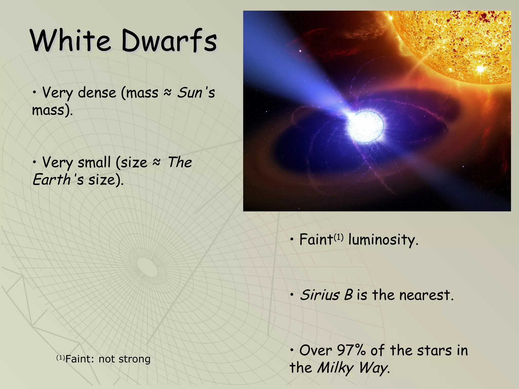 NEUTRON STARS AND WHITE DWARFS | PPT