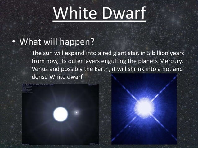 Neutron stars and white dwarfs | PPT