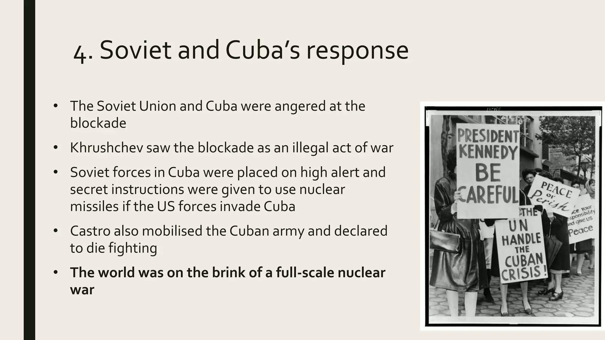Cuban Missile Crisis - Sec 4E History | PPTX