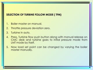 CMC mode of operation of power plant logic and description | PPT