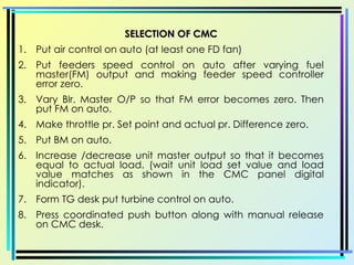 CMC mode of operation of power plant logic and description | PPT