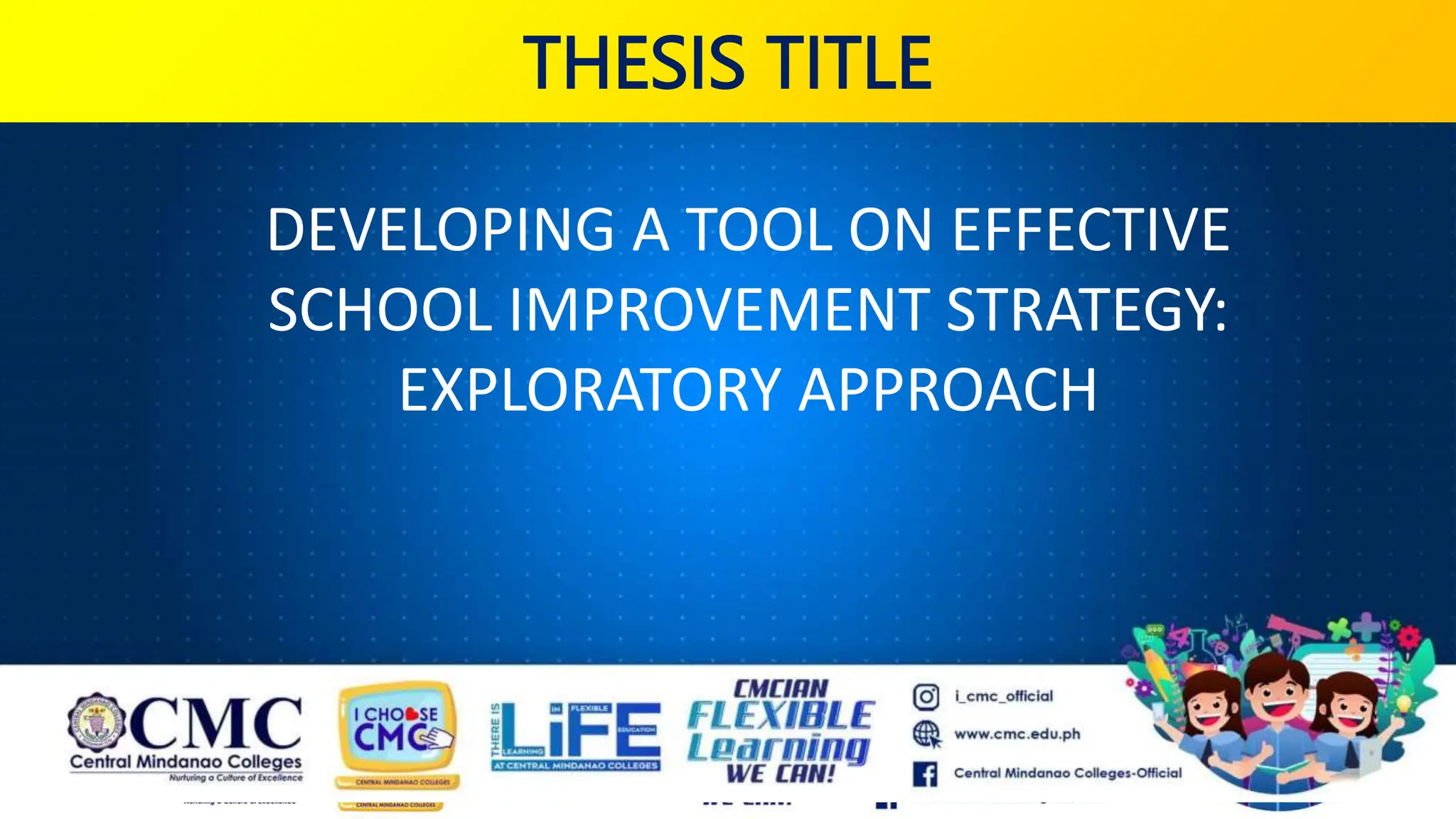 Developing a tool on effective school improvement strategy | PPTX