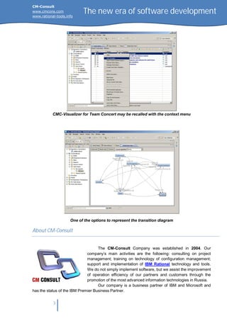 CMC-Visualizer for IBM Rational Team Concert | PDF