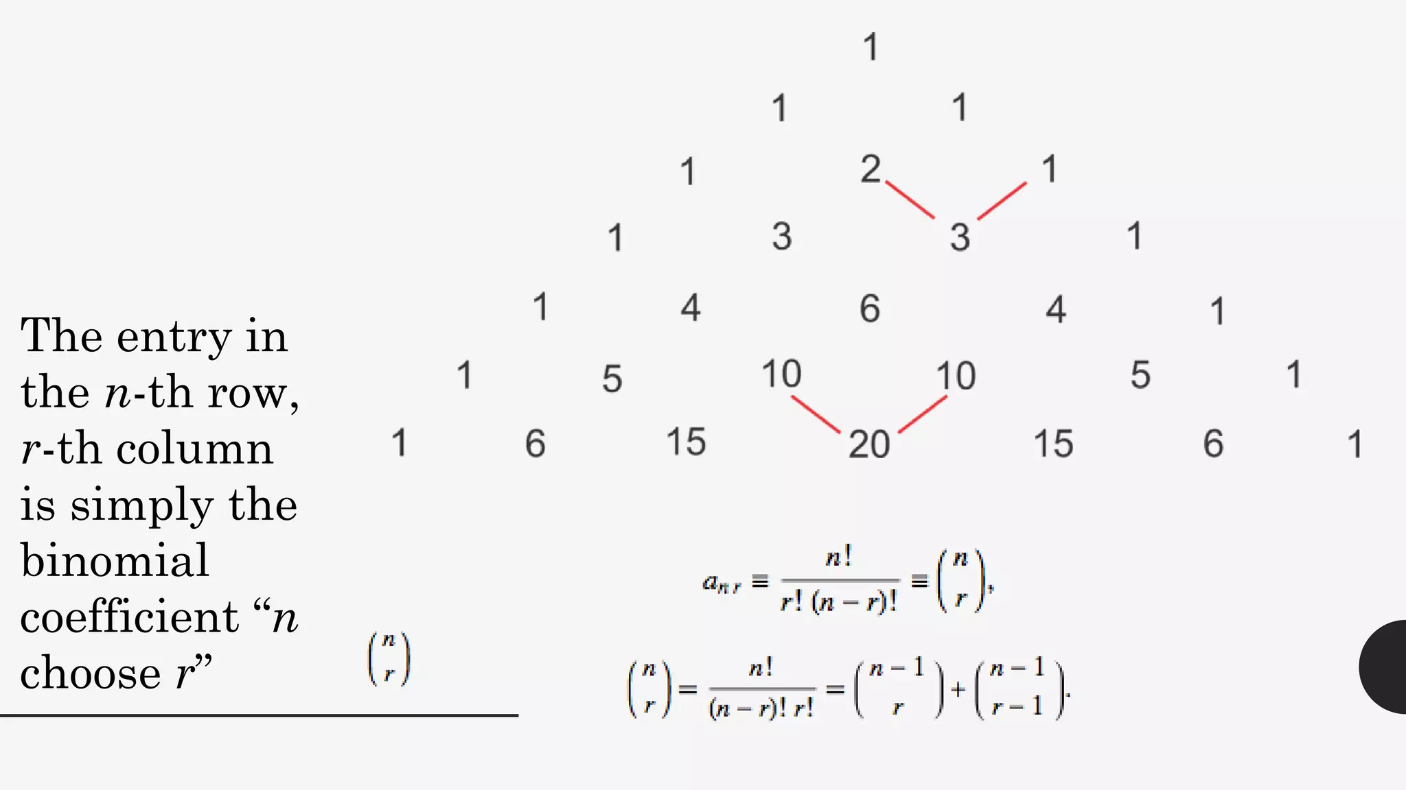 CMC3-S 2919 Pascal's Triangle - Blaise-ing a Trail of Mathematics | PPT
