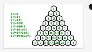 CMC3-S 2919 Pascal's Triangle - Blaise-ing a Trail of Mathematics | PPT