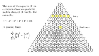 CMC3-S 2919 Pascal's Triangle - Blaise-ing a Trail of Mathematics | PPT