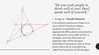 CMC3-S 2919 Pascal's Triangle - Blaise-ing a Trail of Mathematics | PPT
