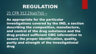 Cmc and post regulatory | PPTX