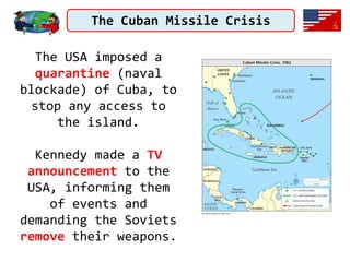Cold War - events before and during the cuban missile crisis | PPTX