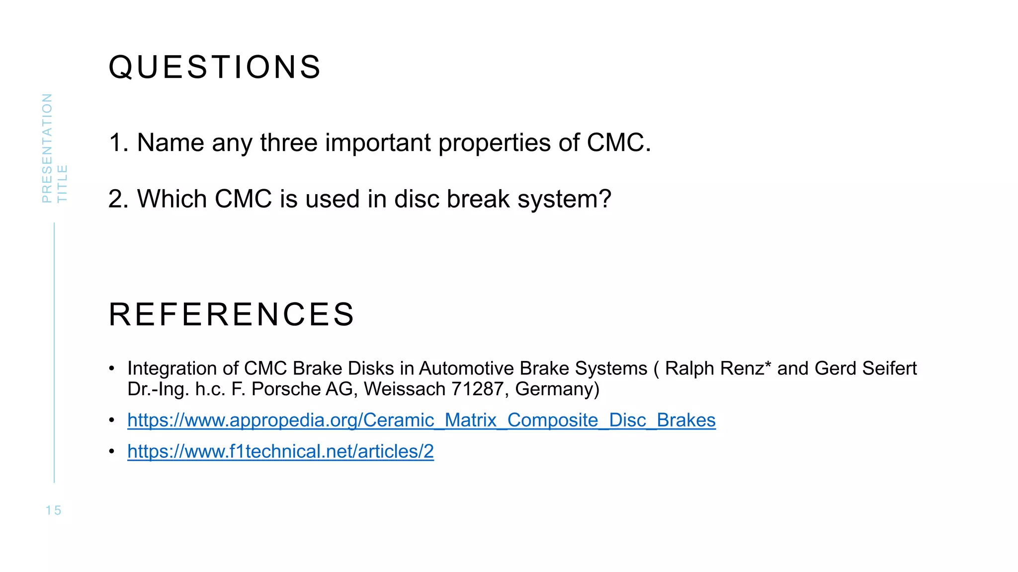 CMC for braking system in AUTOMOBILES.pptx