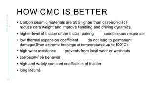 CMC for braking system in AUTOMOBILES.pptx