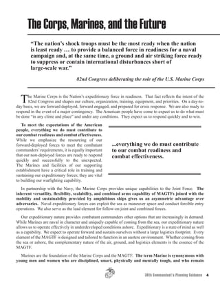 Commanant Marine Corps' Planning 2015 Planning Guidance | PDF