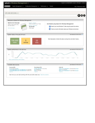 Splunk | Change Management App Wireframes | PDF