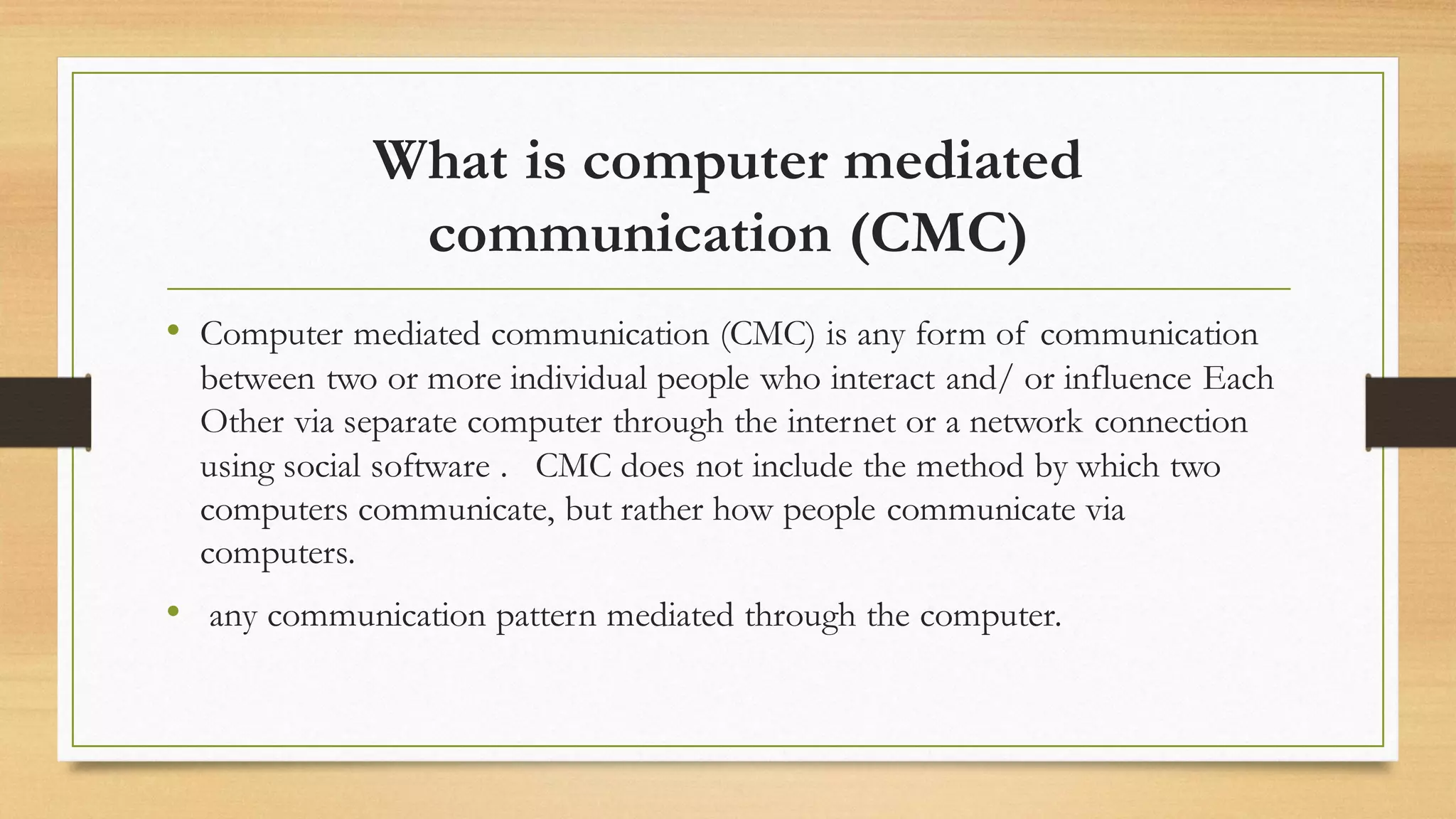 Cmc in education | PDF