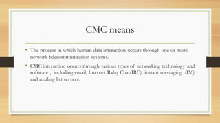 Cmc in education | PDF