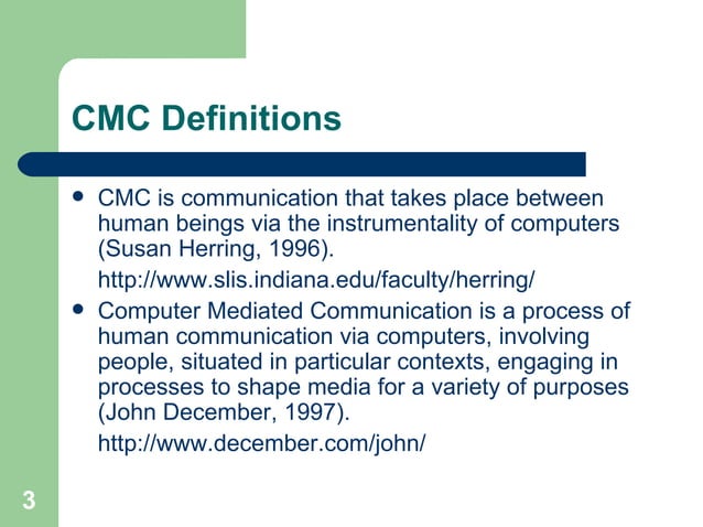 Health Communication in CMC | PPT