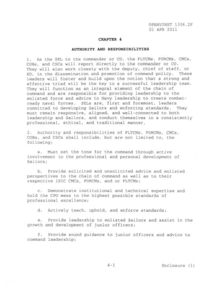 CMC Instruction OPNAVINST1306.2F (1Apr2011) | PDF