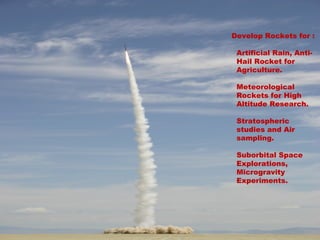 Cloud Seeding Rockets For Farmers | PPT