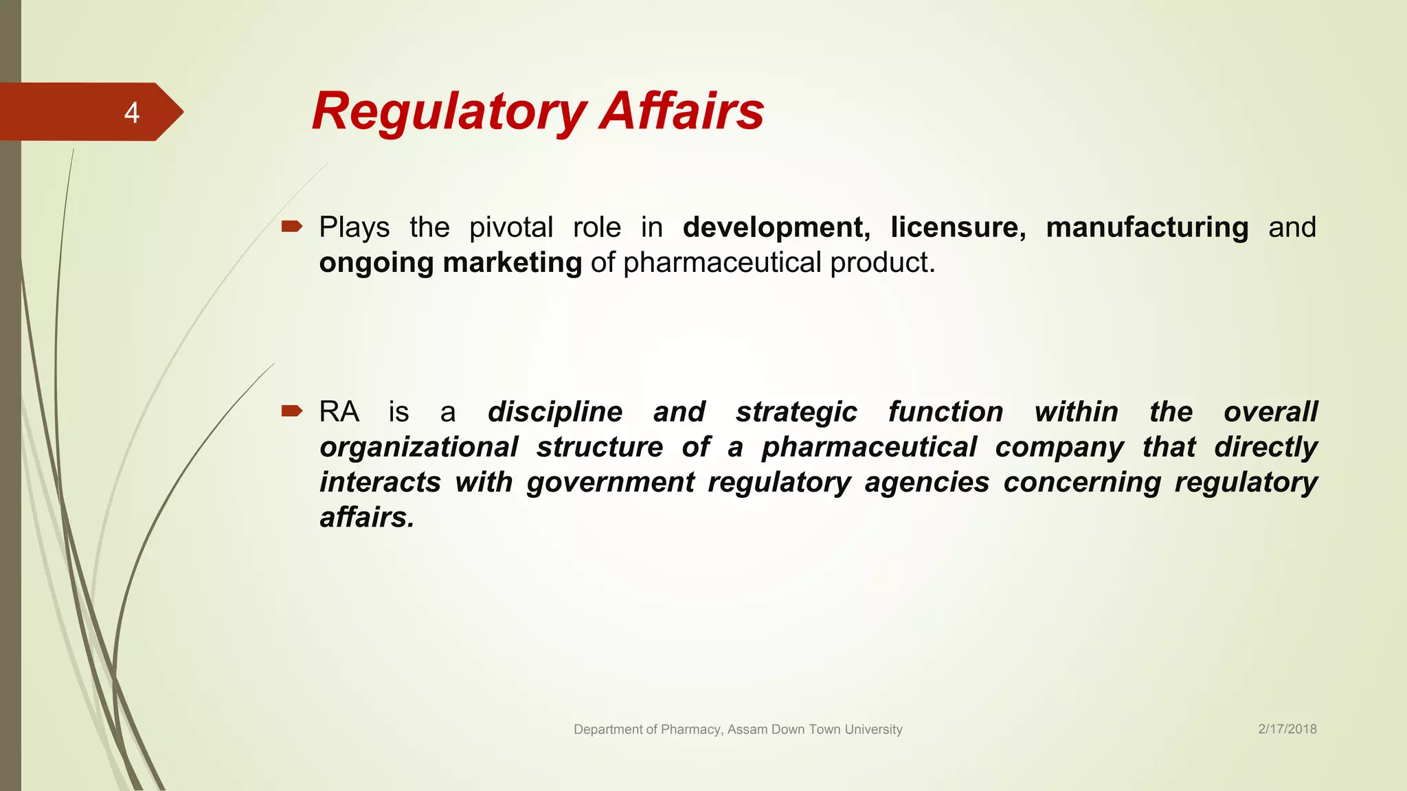 Cmc, post approval and regulation | PPTX