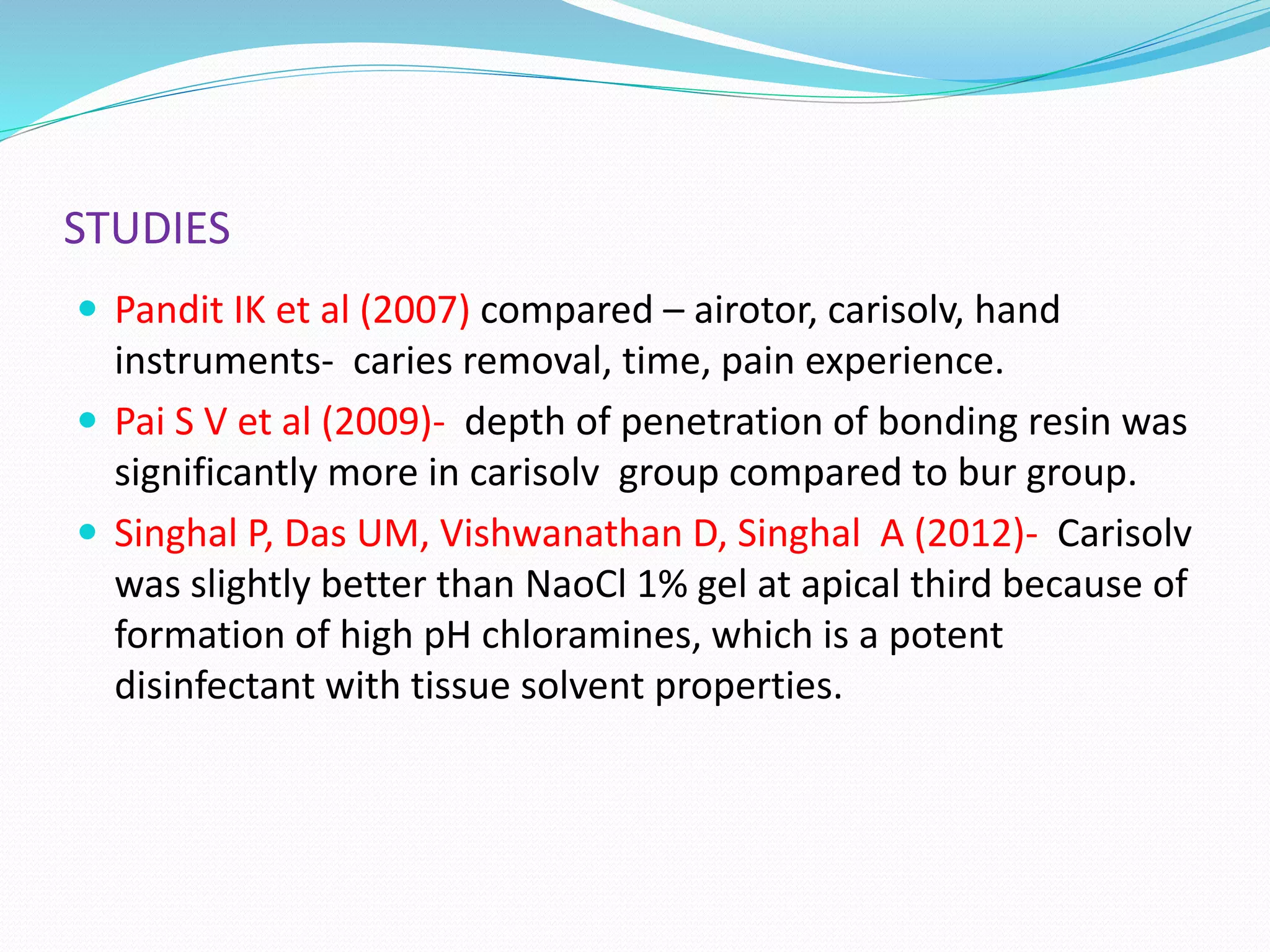 Chemo-mechanical Caries Removal | PPTX