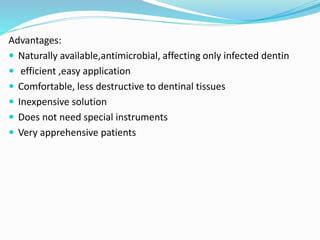 Chemo-mechanical Caries Removal | PPTX