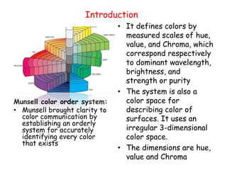 Munsell Color Order System | PPTX | Home & Garden