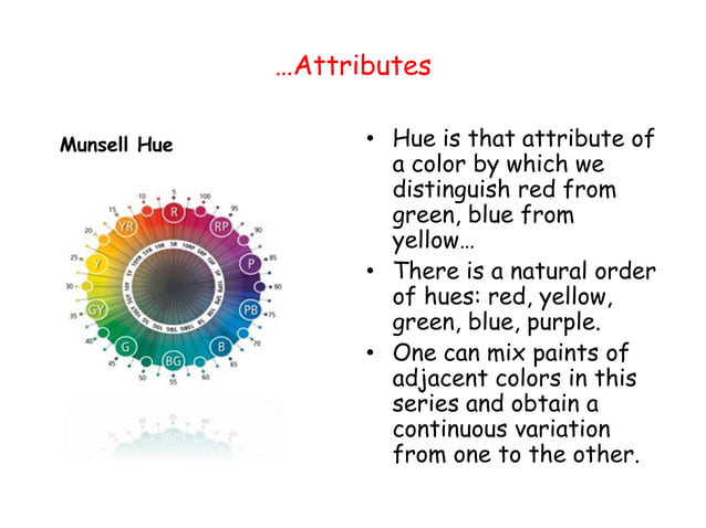 Munsell Color Order System | PPTX | Home & Garden