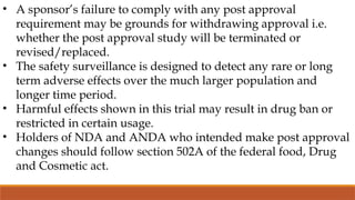 CMC & Post Approval Regulatory affairs ppt | PPTX