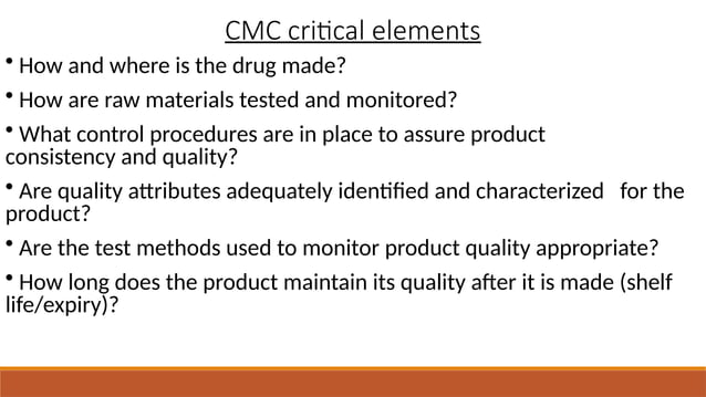 CMC & Post Approval Regulatory affairs ppt | PPTX | Pharmaceutical ...