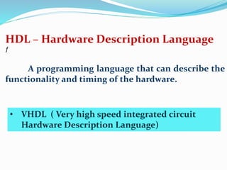 VLSI VHDL | PPTX