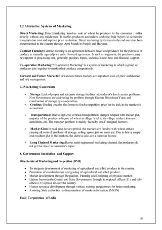 commodity trading of wheat | DOCX