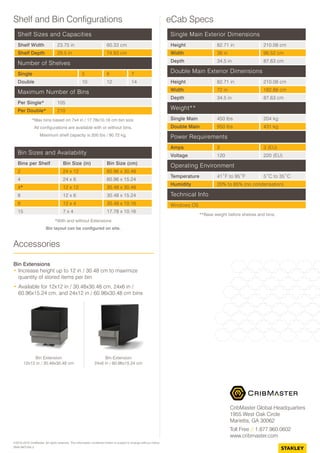 CribMaster eCab | PDF