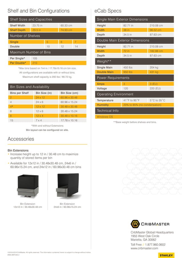 CribMaster eCab | PDF