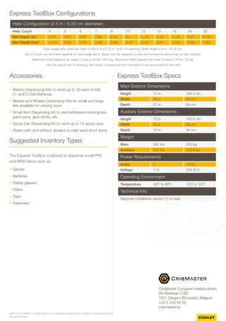CribMaster Express ToolBox | PDF