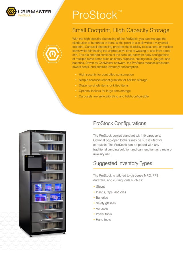 CribMaster ProStock | PDF